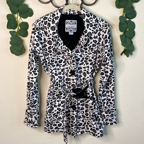 Wet Seal | Jackets & Coats | Vintage Y2k Wet Seal Leopard Print Peacoat ...